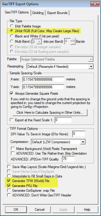Applications with Global Mapper